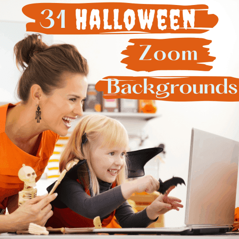 31 Fun Halloween Zoom Backgrounds You'll Love : The Homemade Party