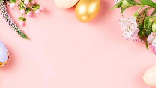 Eggs-cellent Easter Zoom Backgrounds - The Homemade Party